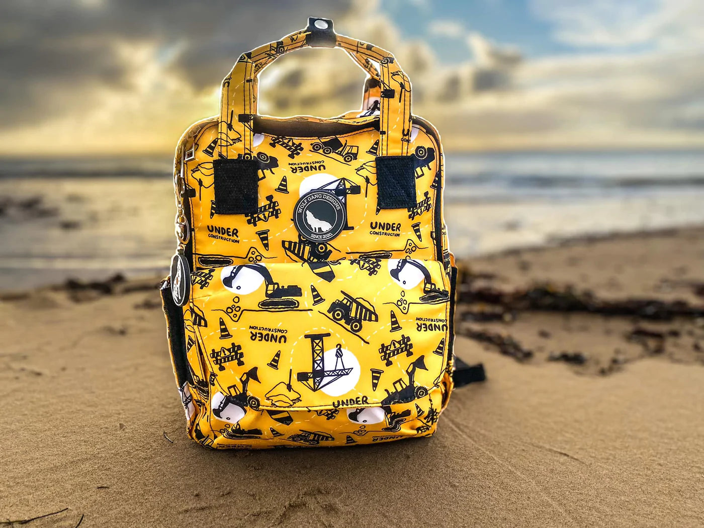 Wolfpack Kids' Backpack - Under Construction – Jelly Tot